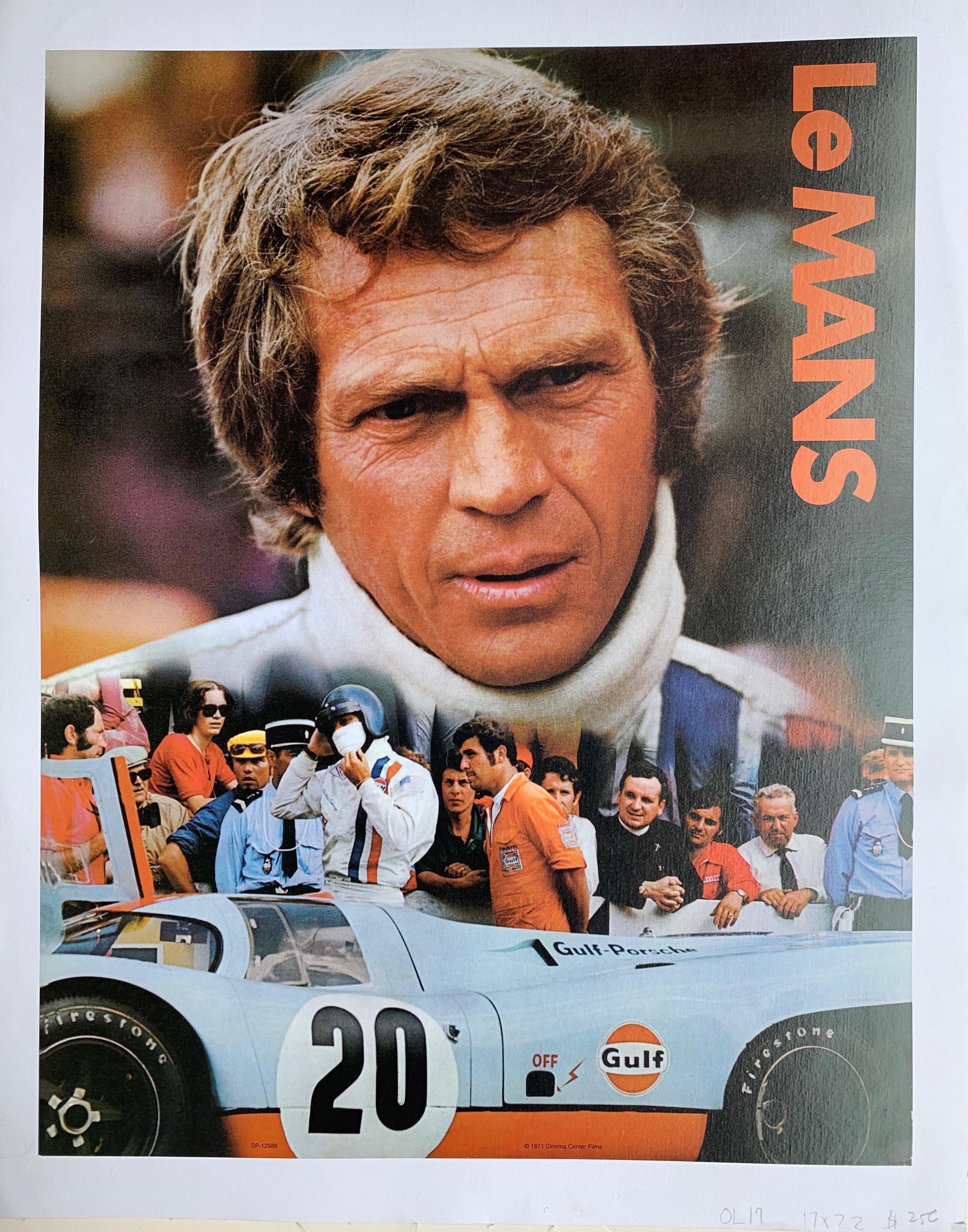 Le Mans Steve Mcqueen Poster Museum