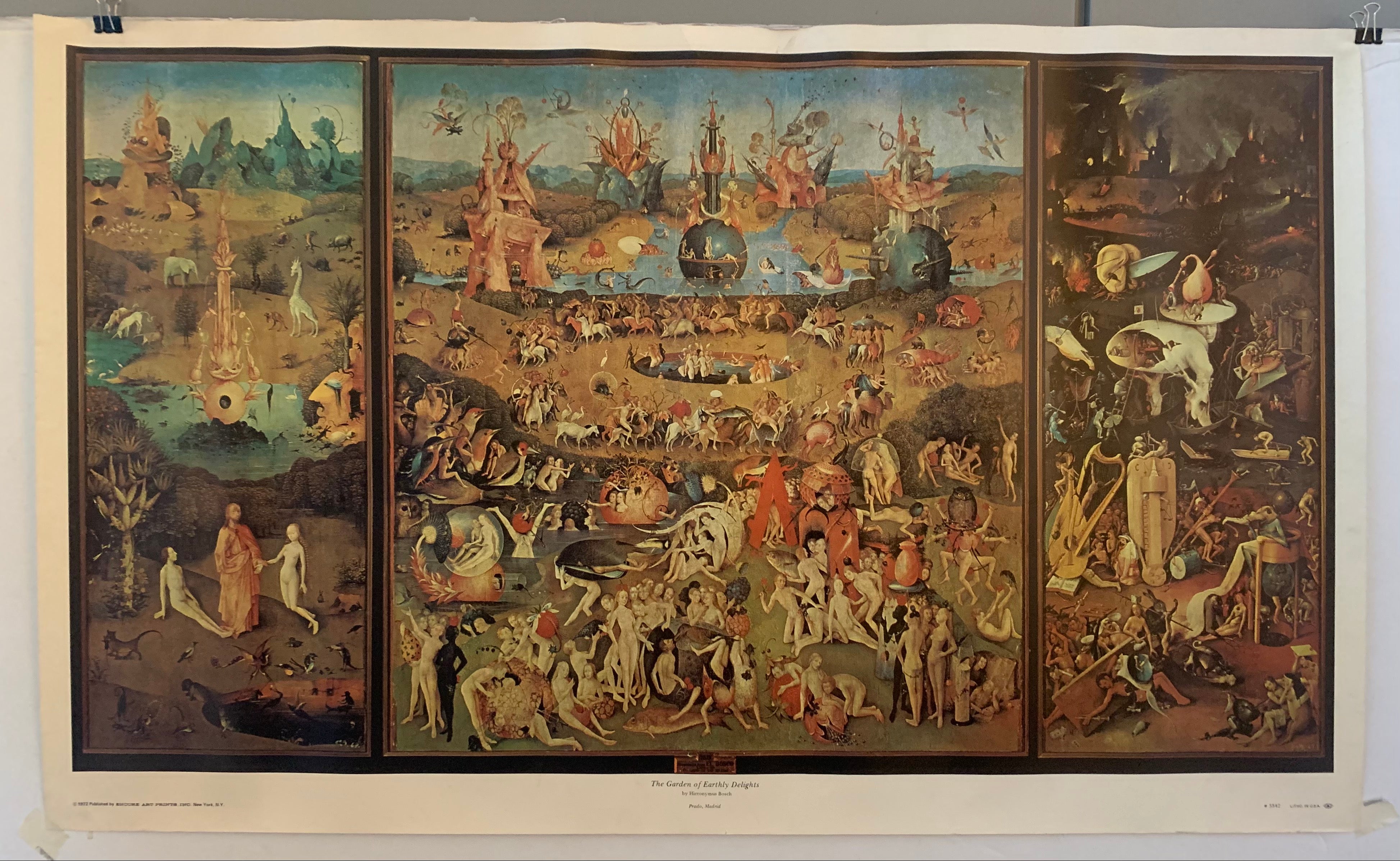 The Garden Of Earthly Delights Poster Poster Museum