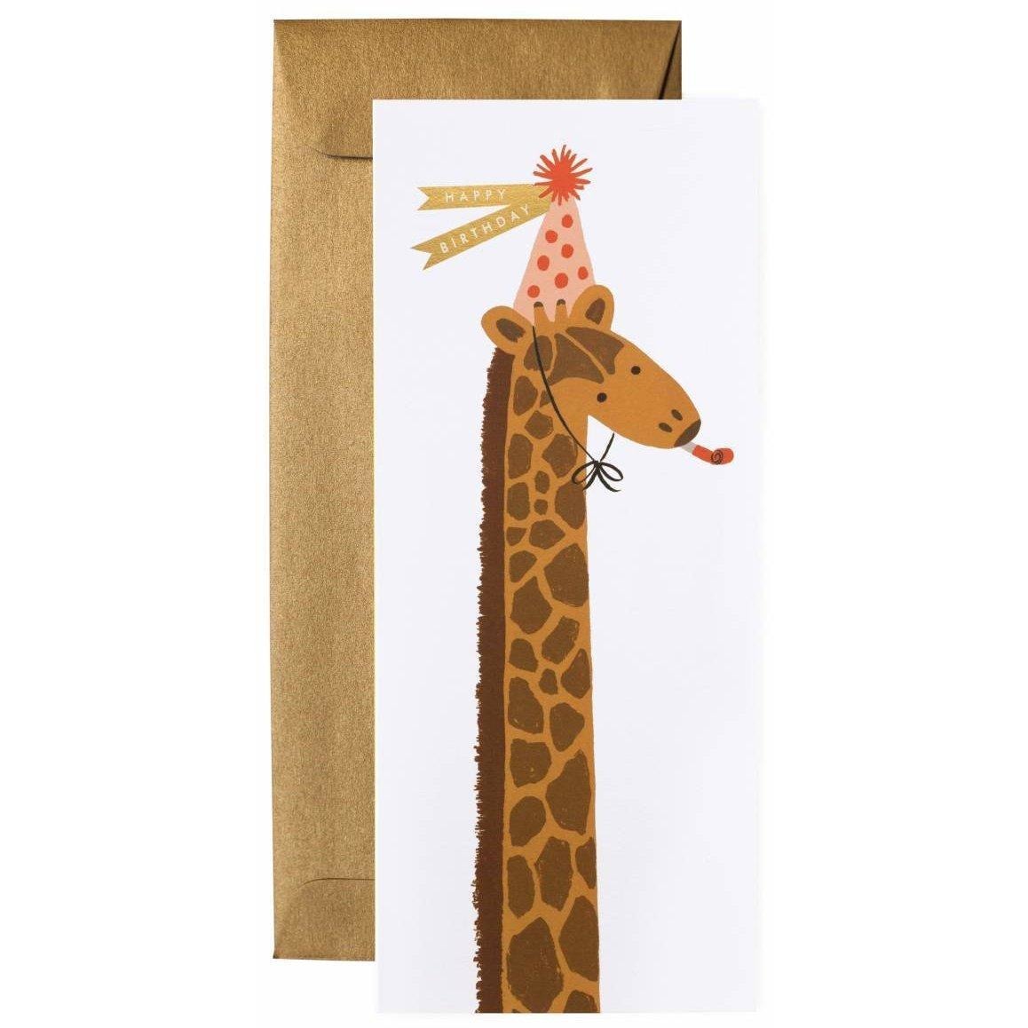 Birthday Giraffe Greeting Card Greeting Cards