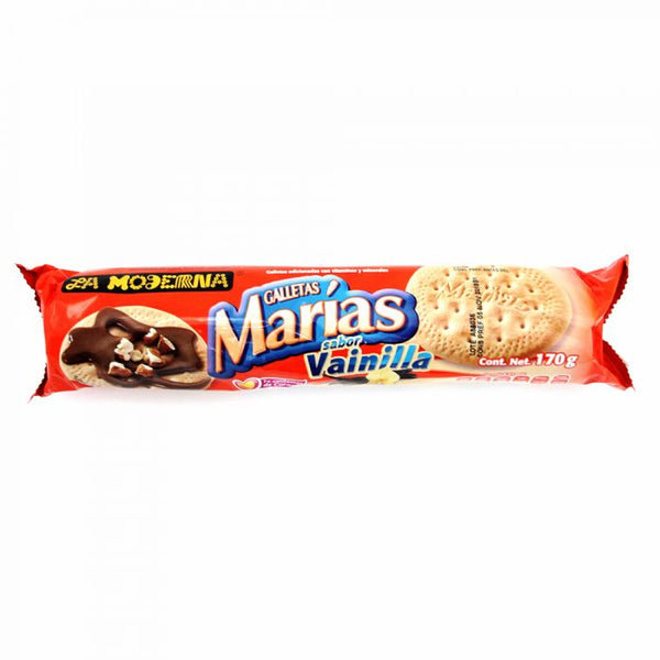 Caja Galletas Maria Rollo De 170 Grs Con 20 Piezas La Moderna