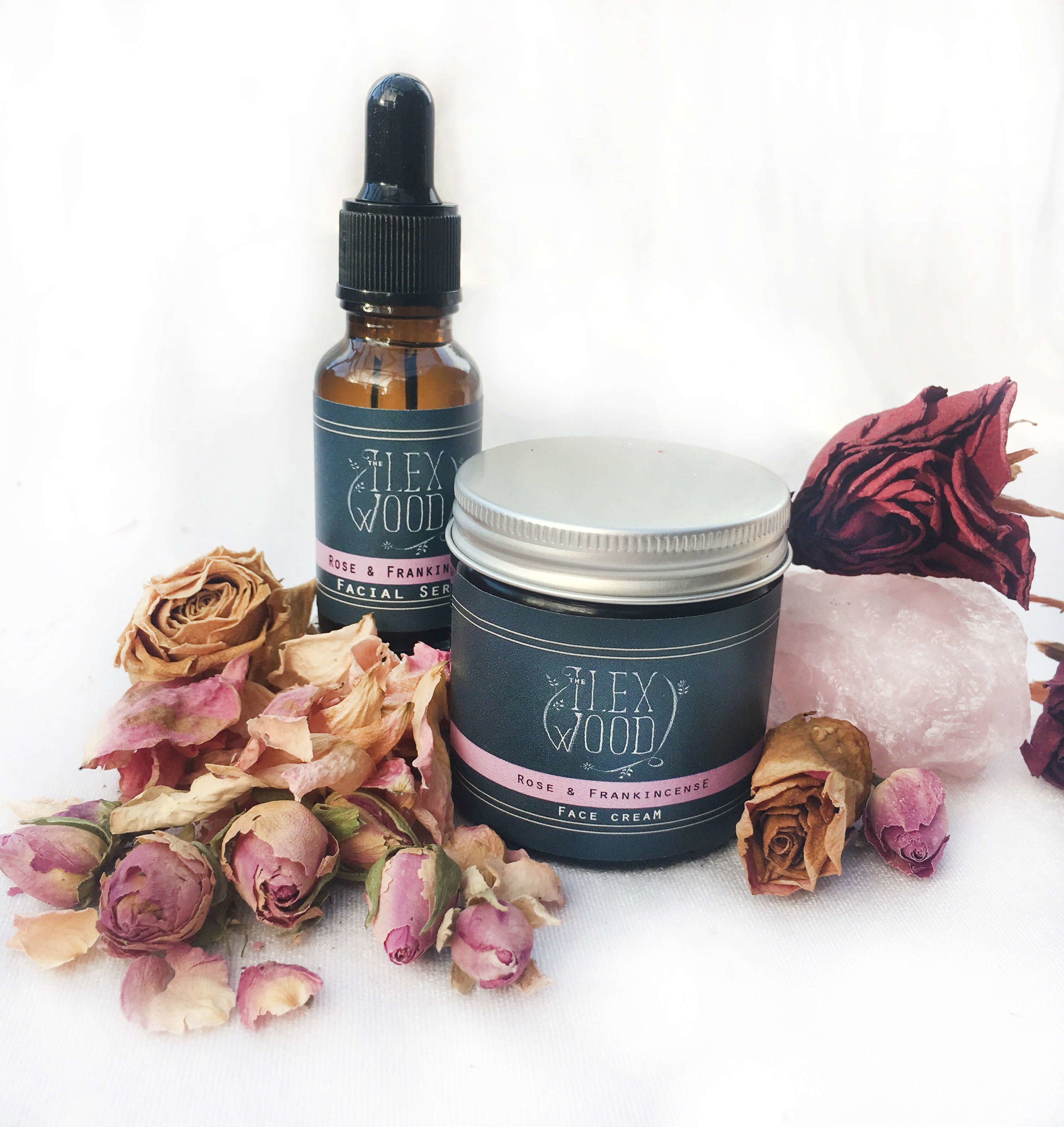 Rose And Frankincense T Set Face Cream And Serum The Ilex Wood