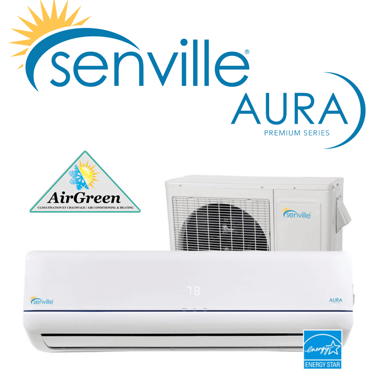 Thermopompe Murale Senville Aura 18000 Btu Montréal Installation