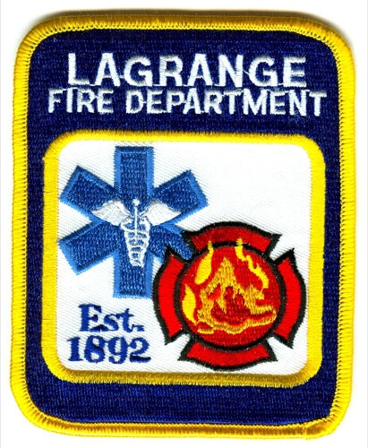 La Grange Fire Department Patch Illinois Il V2