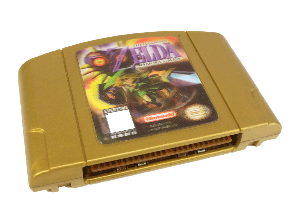 Ninetendo 64 Game Cartridge Legend Of Zelda Majoras Mask N64 Hologr