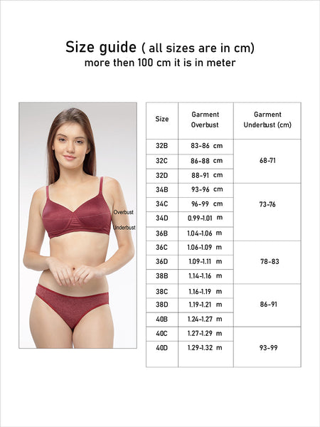 Bra Size Chart Lovable India