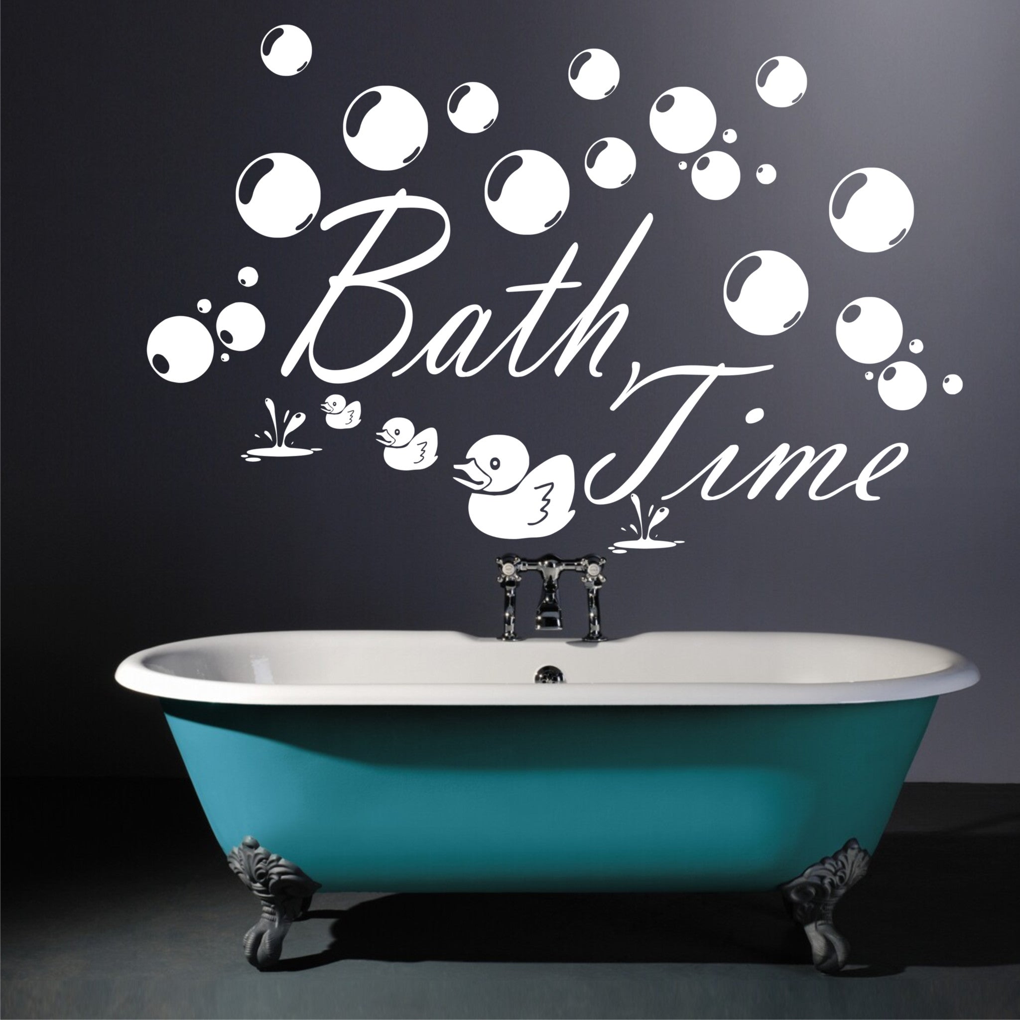 Bath Time Wall Art Sticker Looks Great In The Bathroom Great Fun