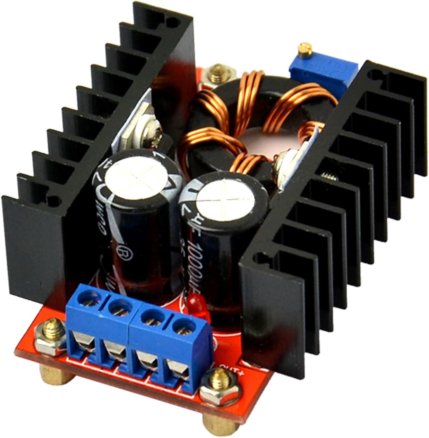 150w Dc To Dc Boost Converter 10 32v To 12 35v 6a Step Up Power Supply