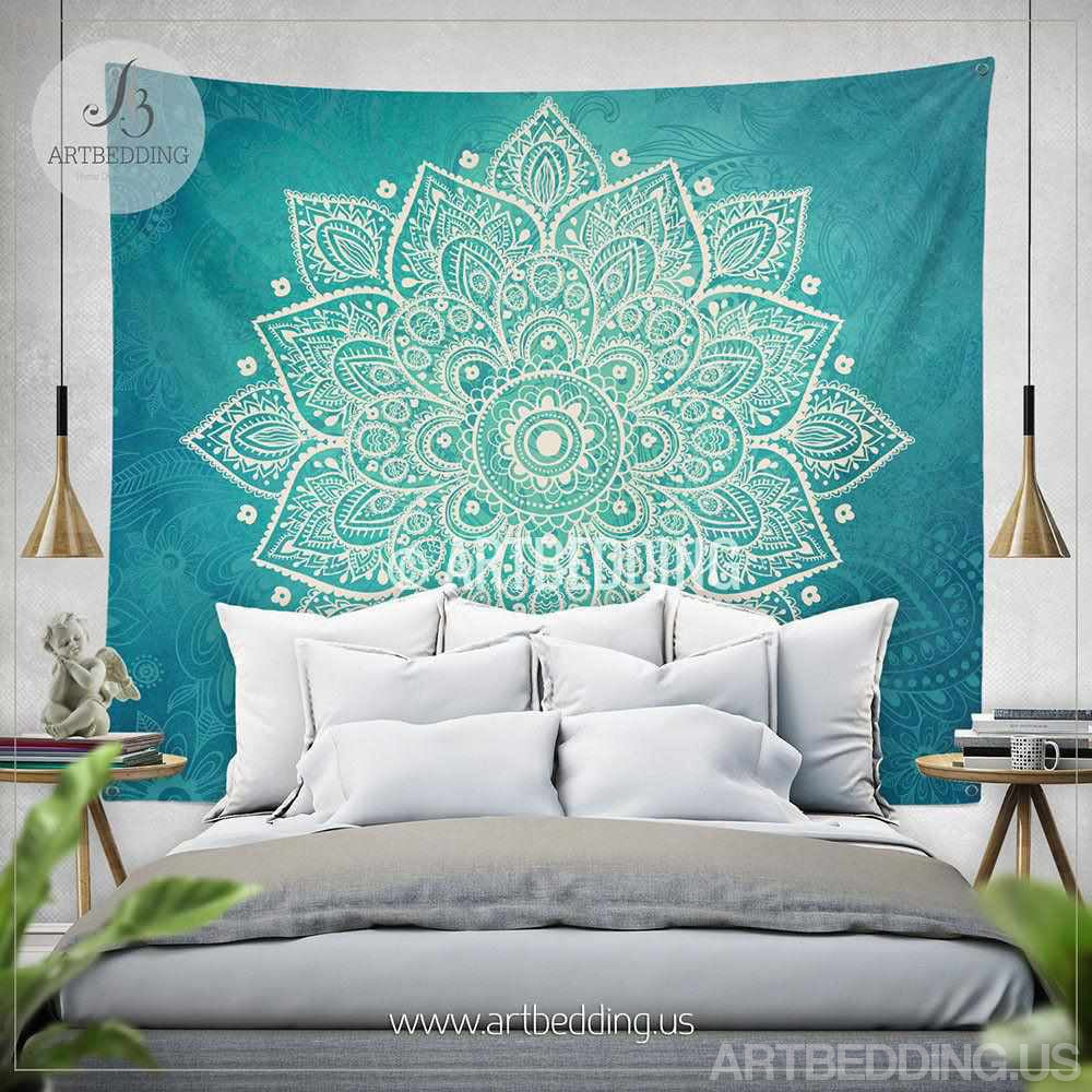 Bohemian Tapestry Mandala Tapestry Wall Hanging Bohemian Decor