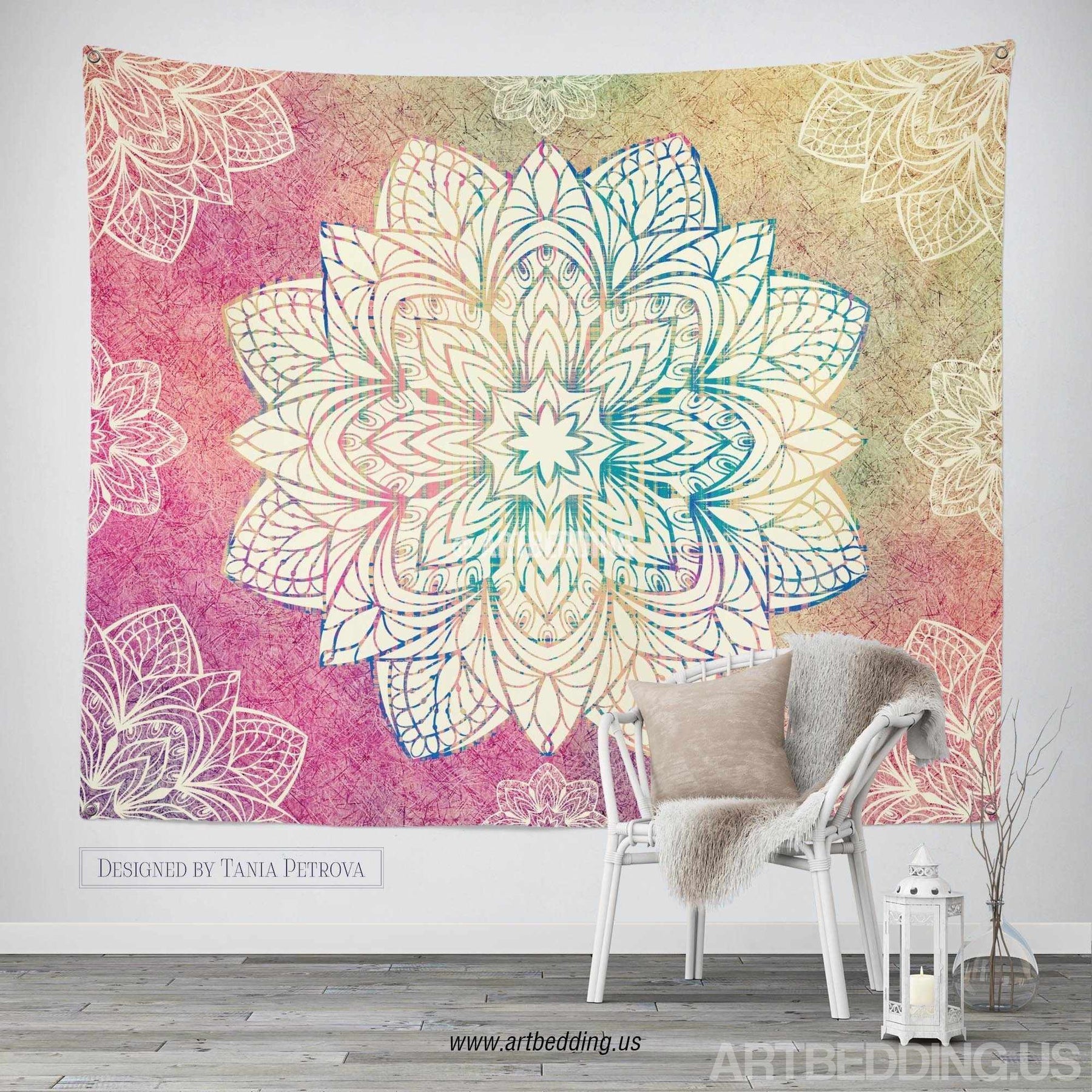 Boho Tapestry Mandala Tapestry Wall Hanging Bohemian Decor Bohochic