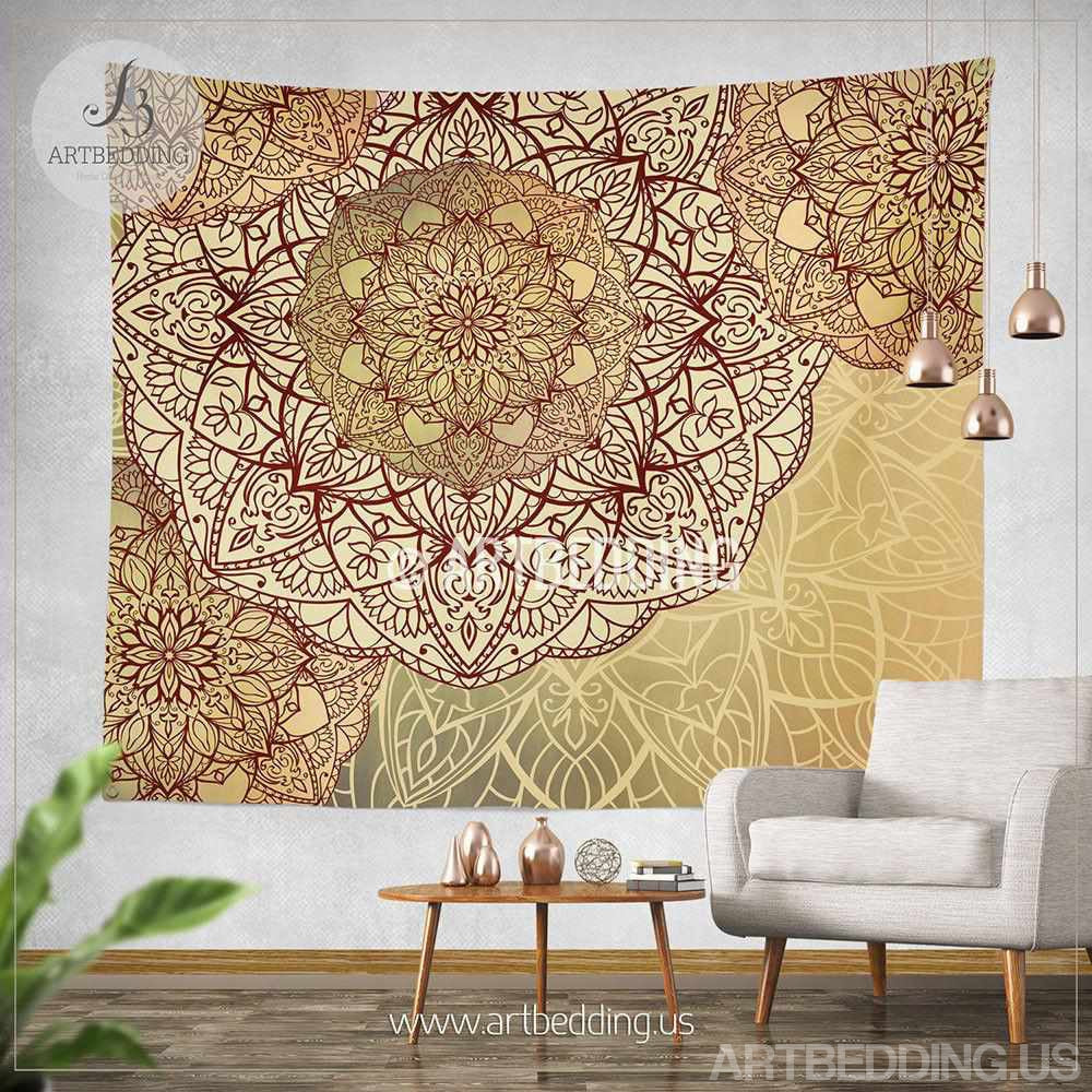 Boho Tapestry Mandala Tapestry Wall Hanging Bohemian Decor Bohochic