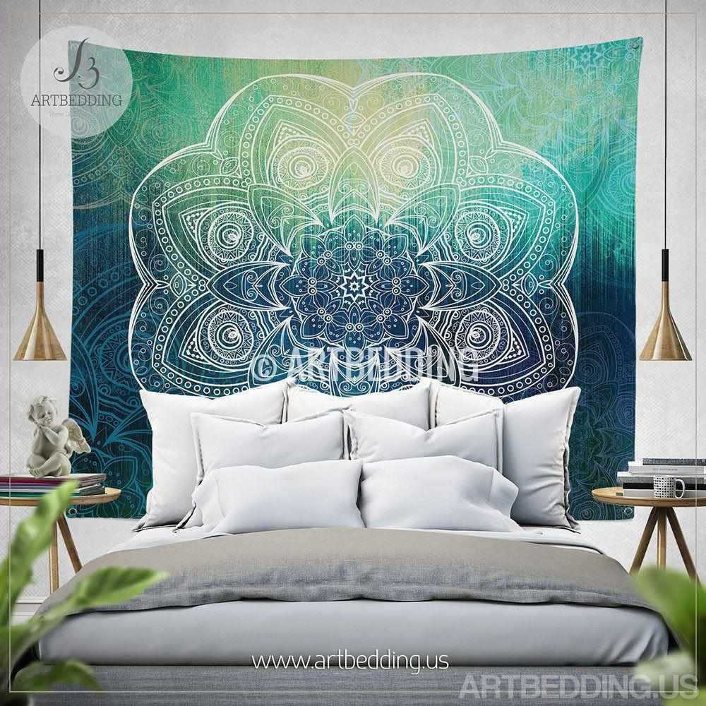 Mandala Tapestry Boho Mandala Tapestry Wall Hanging Bohemian Decor