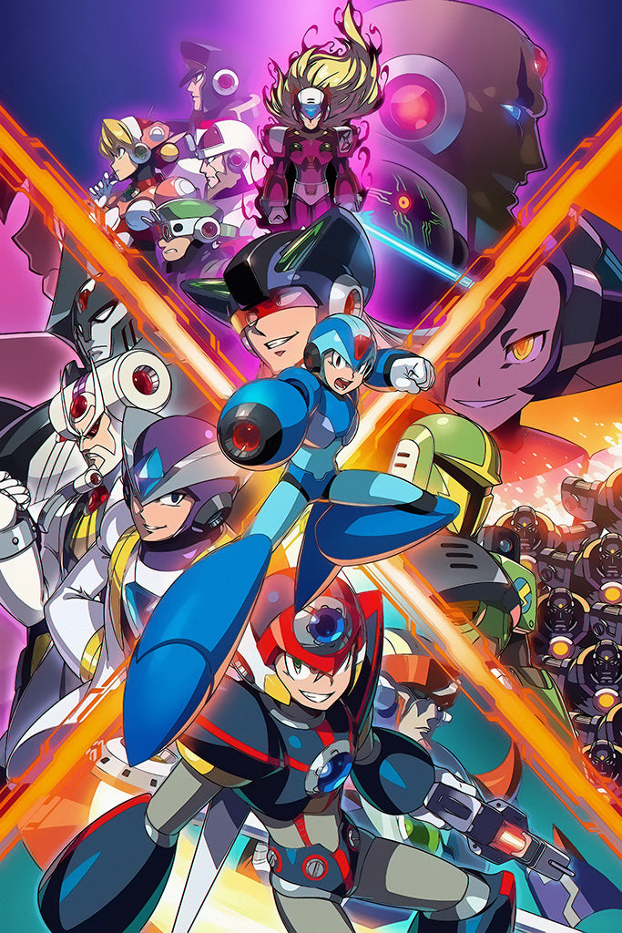 Mega Man X Legacy Collection 1 2 Poster My Hot Posters