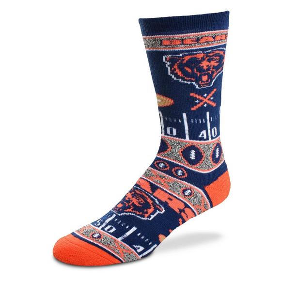 Chicago Bears For Bare Feet Super Fan Socks Eclectic Sports