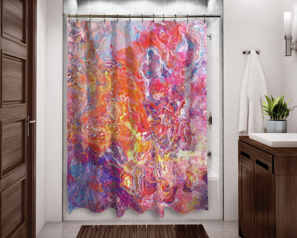 Abstract Art Shower Curtains Abstract Art Home