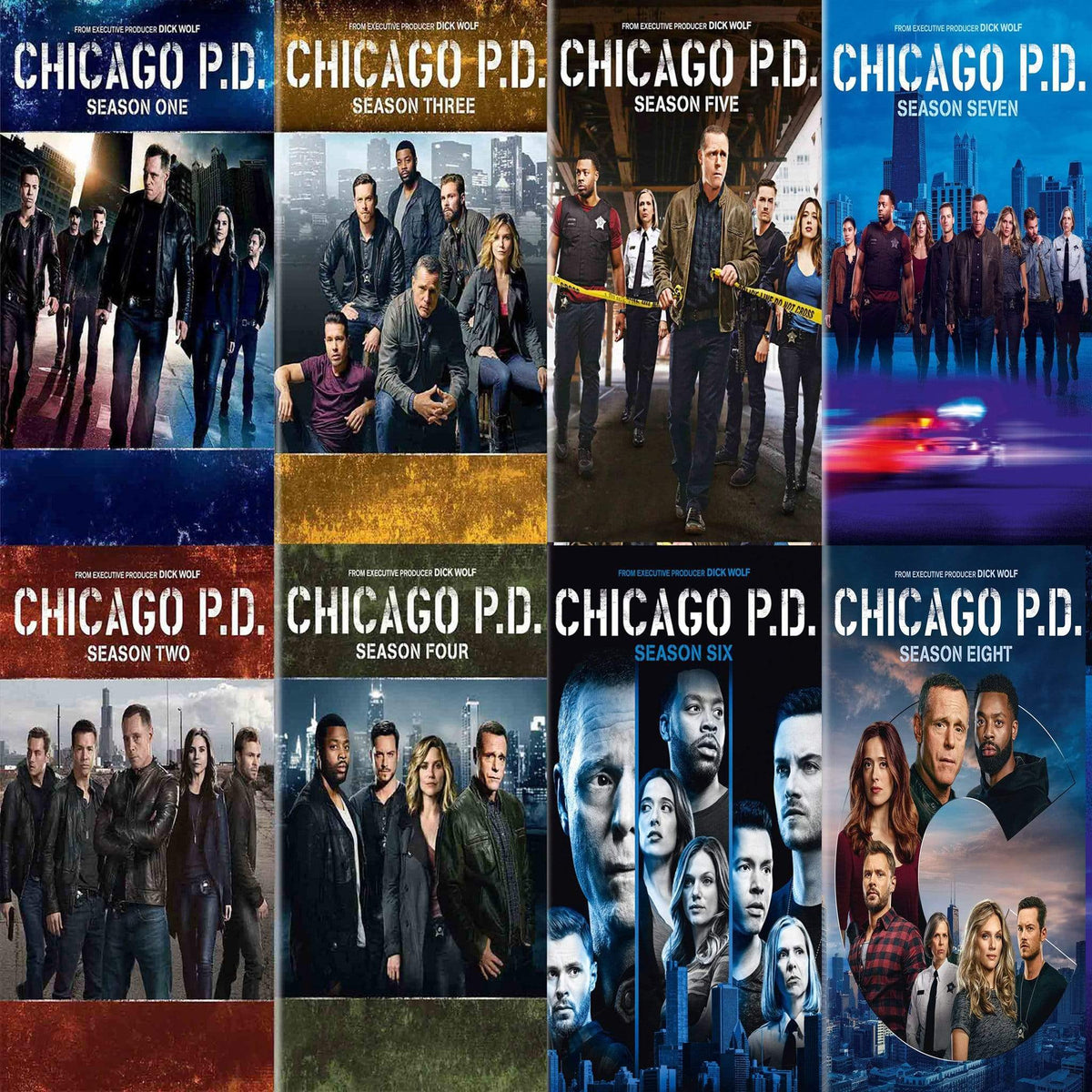 Chicago Pd Tv Series Seasons 1 8 Dvd Set Pristine Sales