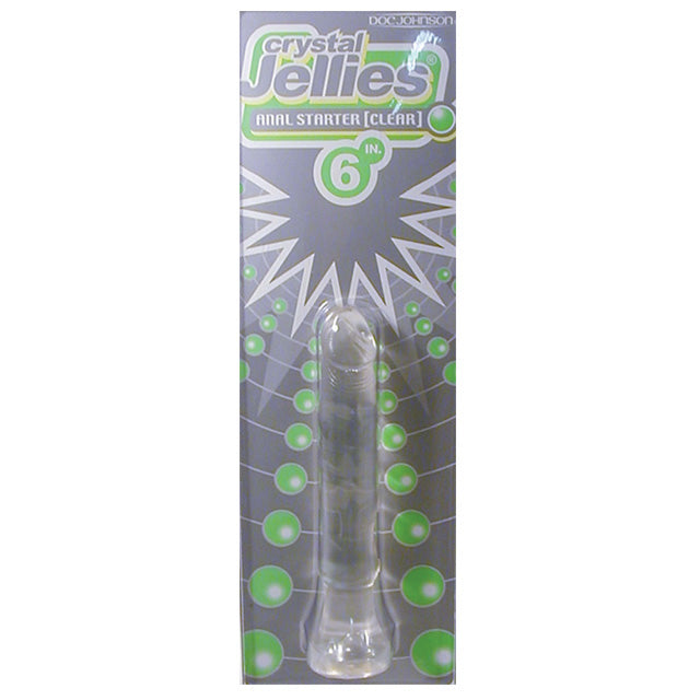 Crystal Jellies 6 Inches Anal Starter Clear