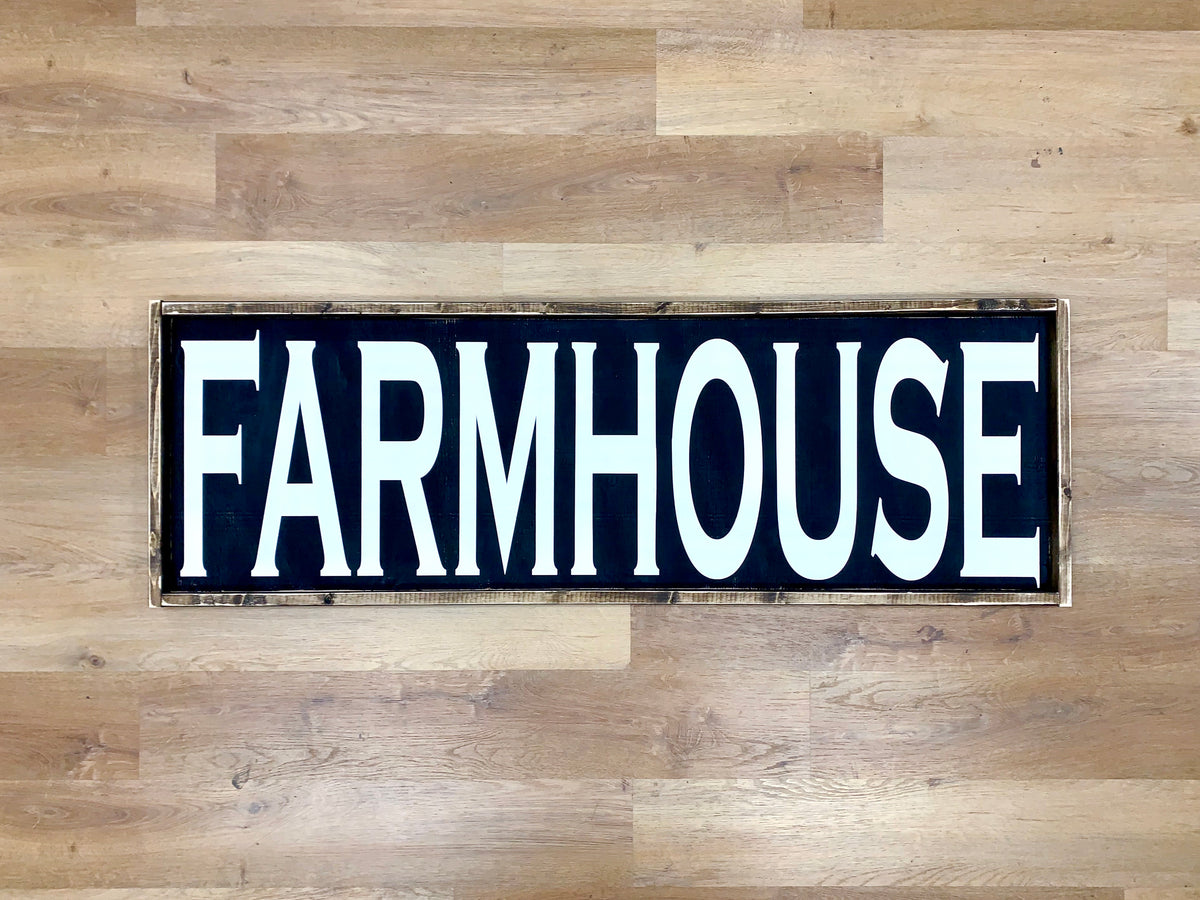 Farmhouse Wood Sign Jaxnblvd