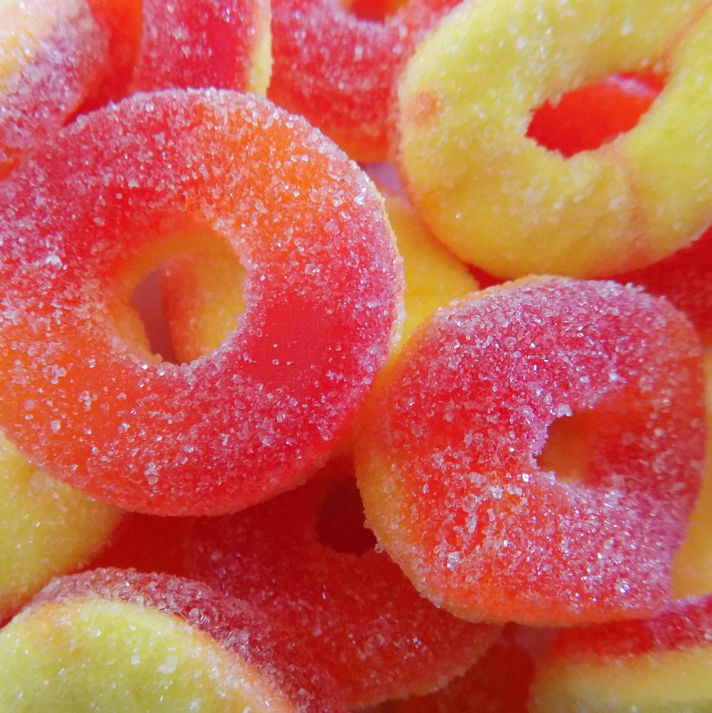 Gummy Peach Rings The Nut Garden