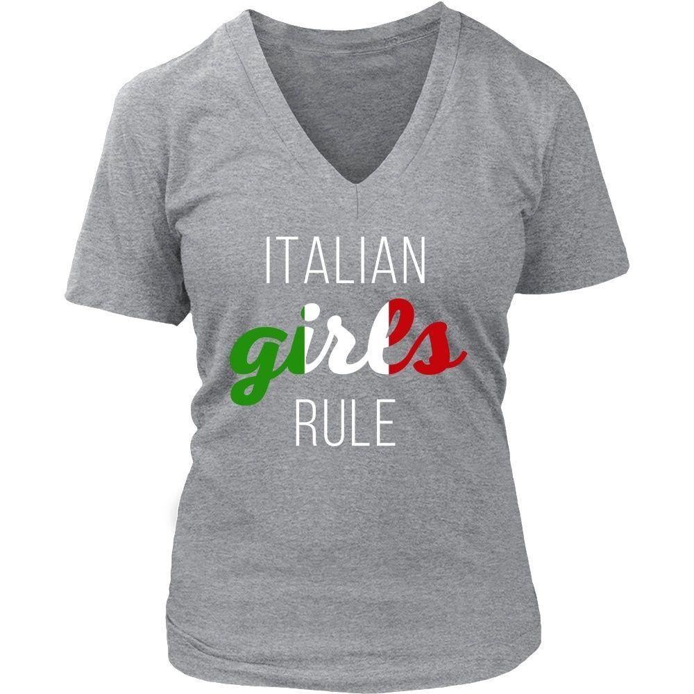 Italian T Shirt Italian Girls Rule Teelime Unique T Shirts