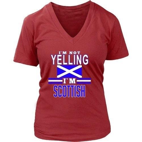 Scottish T Shirt Im Not Yelling Im Scottish Teelime Unique T Shirts