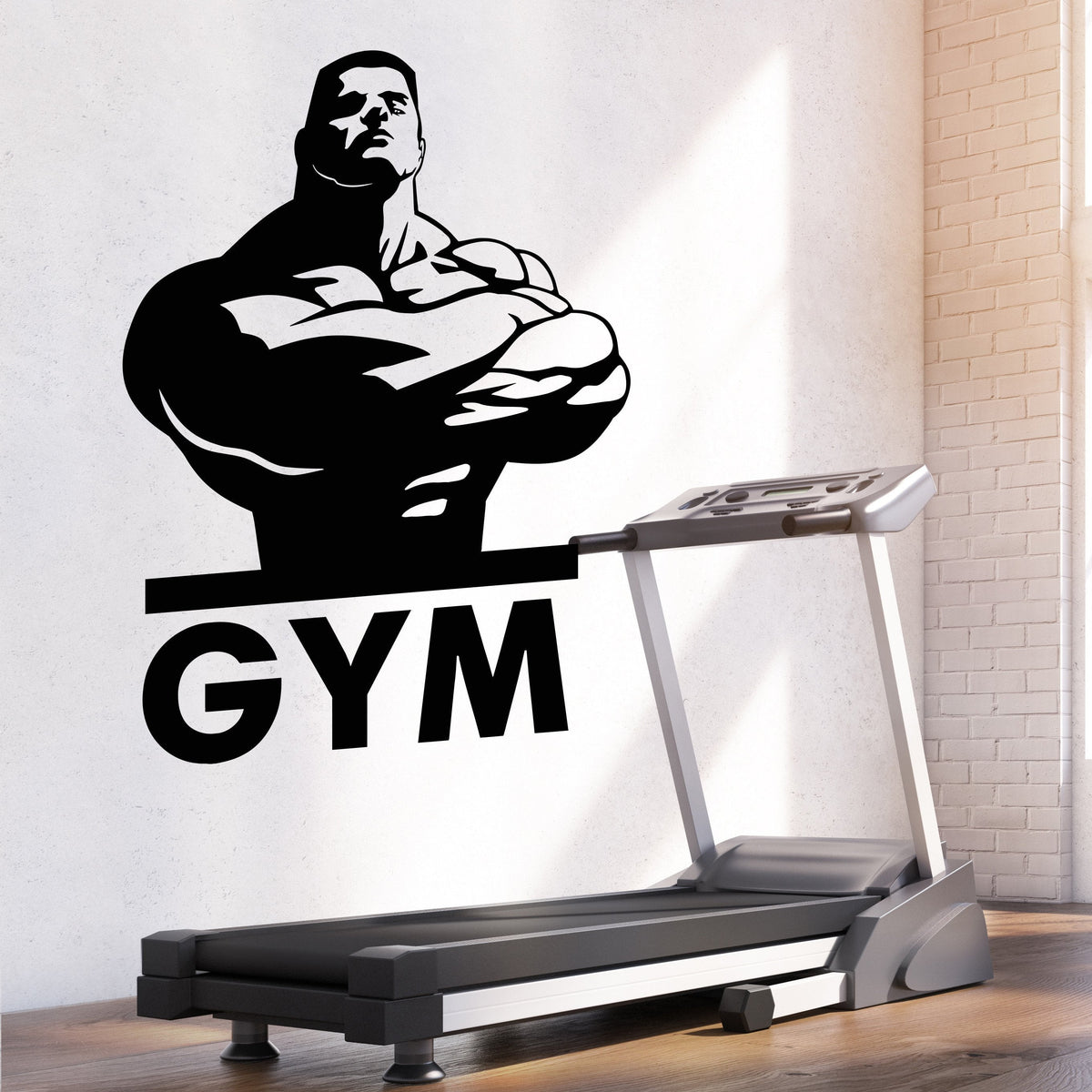 Vinyl Wall Decal Gym Fitness Centre Muscular Beautiful Body Stickers U