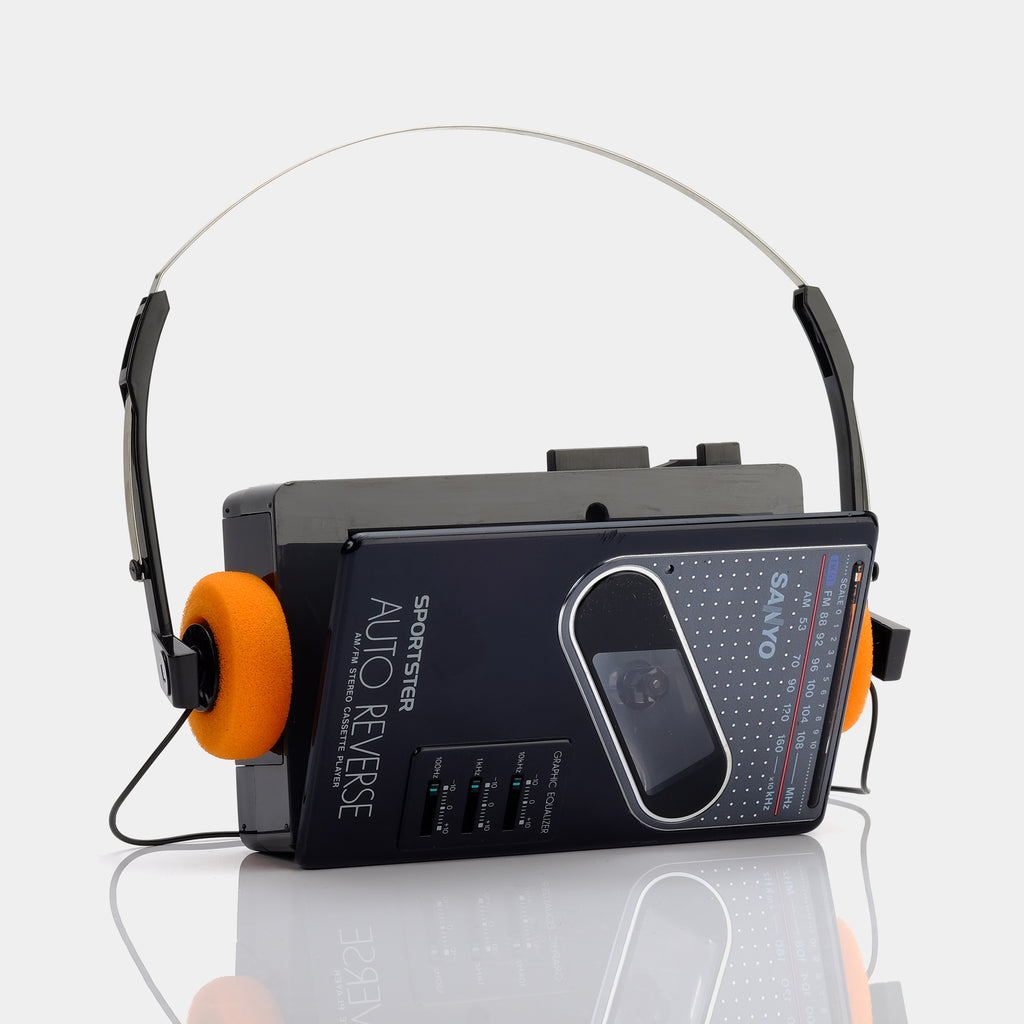 Sanyo Sportster Mgr87 Amfm Portable Cassette Player Retrospekt