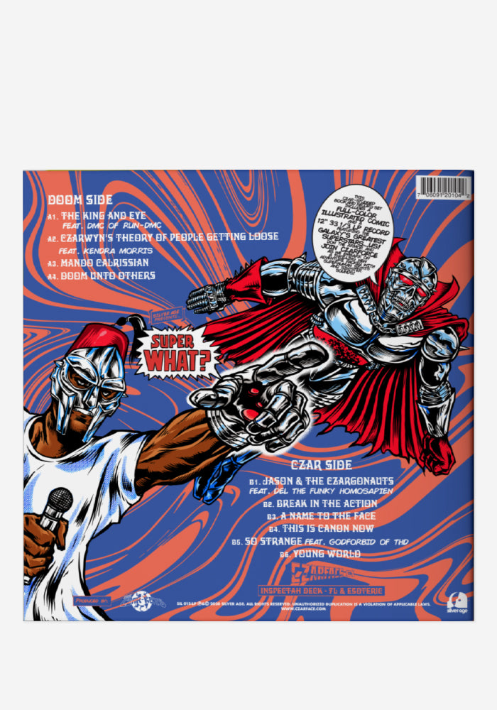 Czarface Mf Doom Super What Exclusive Lp Color Vinyl Newbury Comics