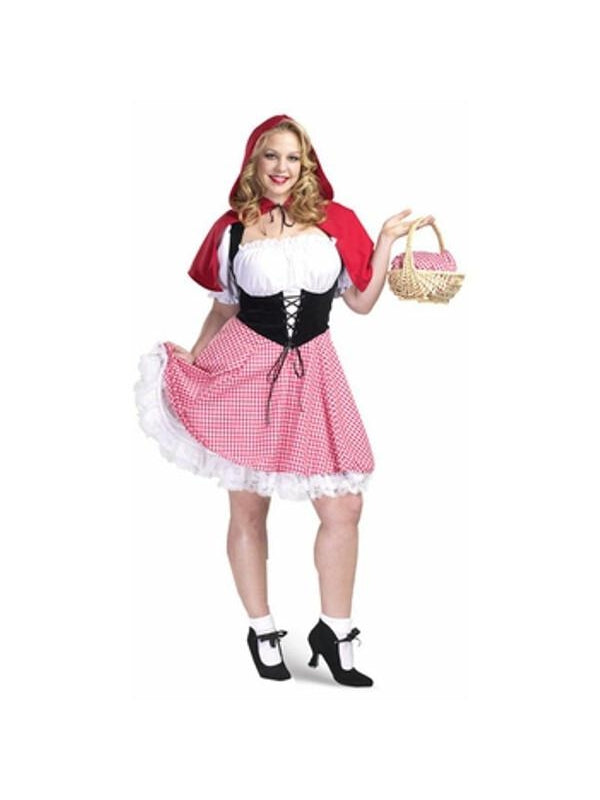 Adult Plus Size Sexy Red Riding Hood Costume