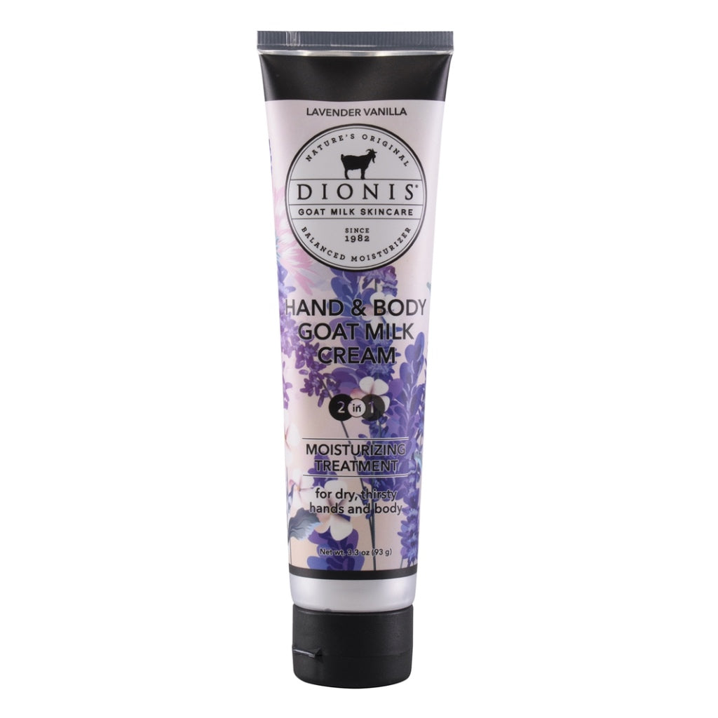 Dionis Goat Milk Hand And Body Cream Lavender Vanilla 33 Oz