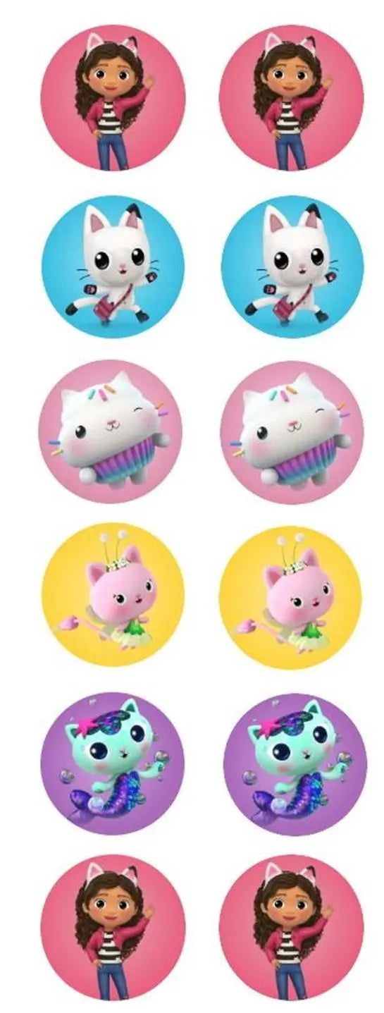 Gabby Dollhouse Cupcake Toppers X12 The Cake Mixer The Cake Mixer