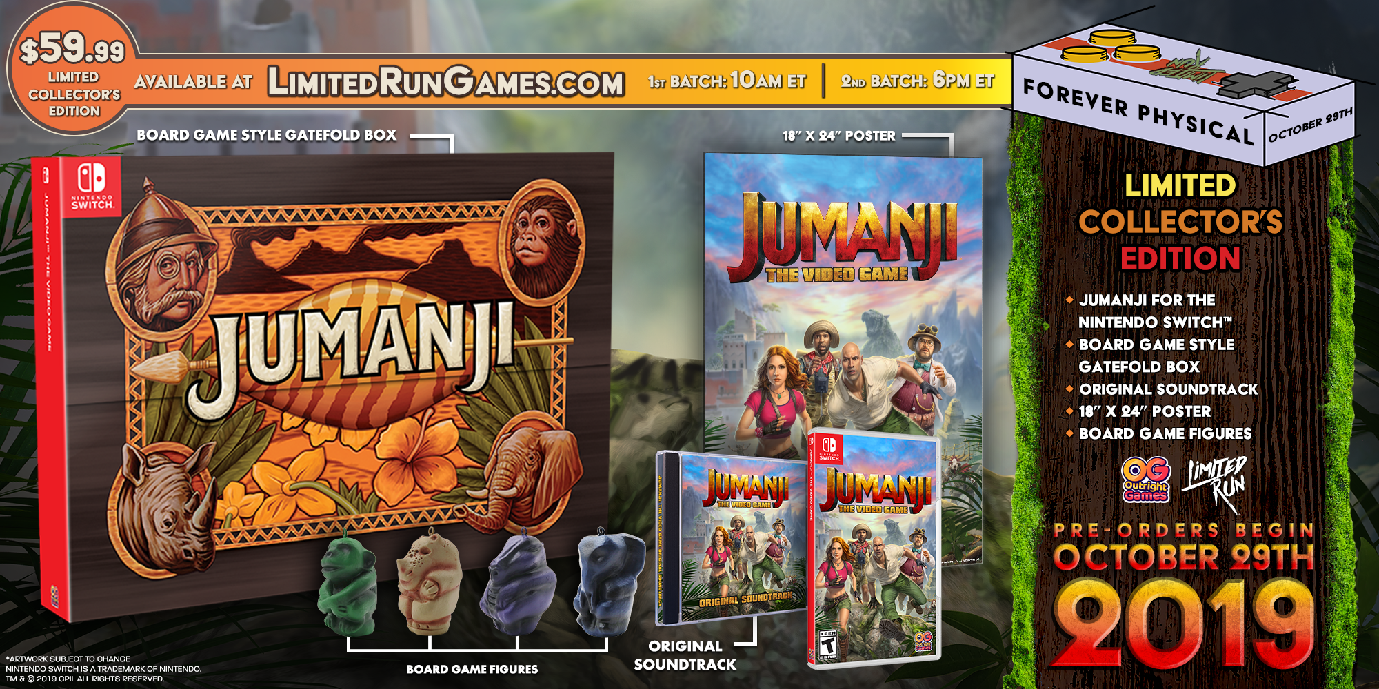 Jumanji The Video Game Collectors Edition Switch Limited Run Games