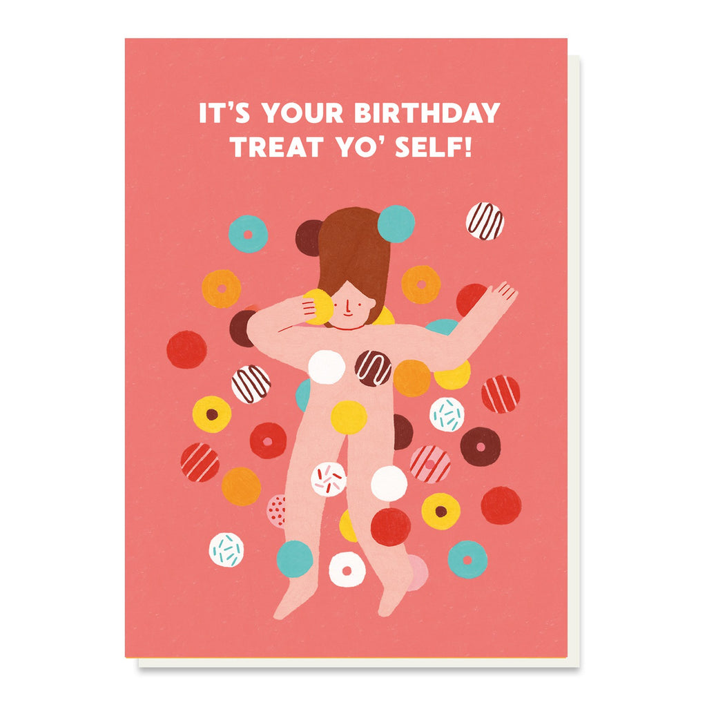 Treat Yo Self Birthday Card Paper Tiger