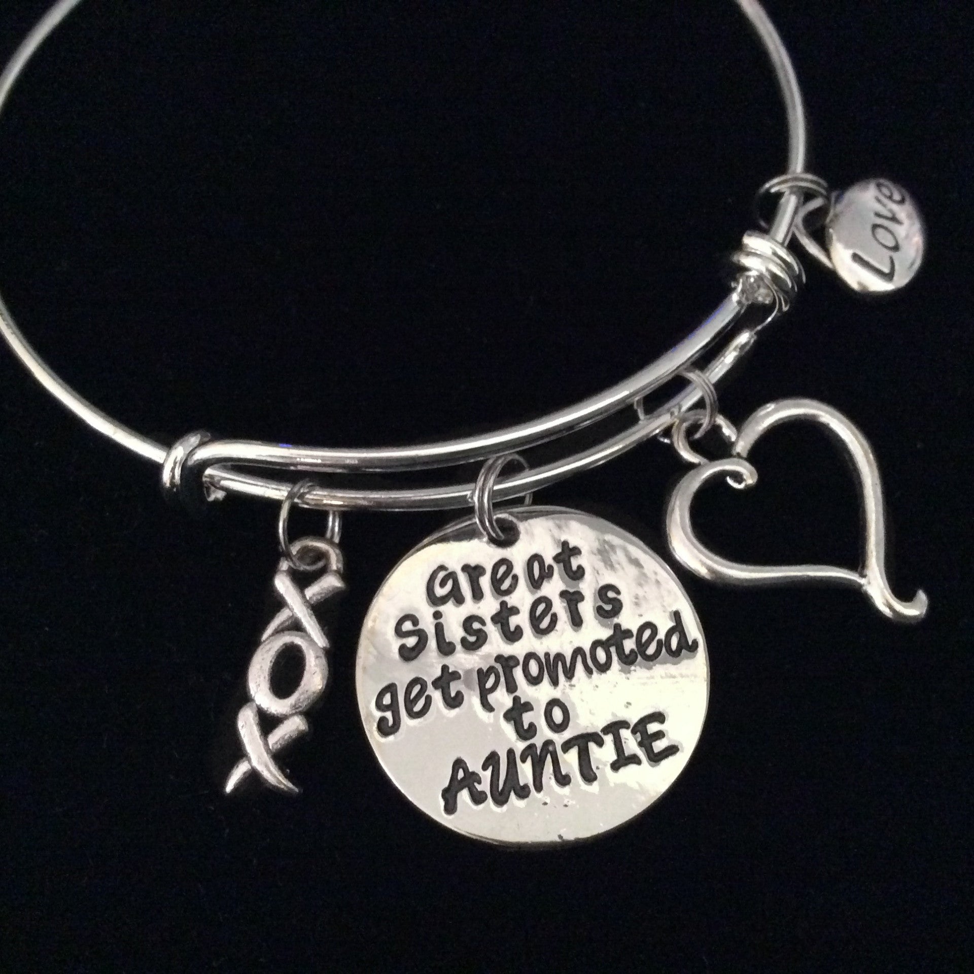 Xoxo Great Sisters Get Promoted To Auntie Expandable Charm Bracelet Ad