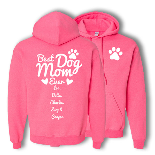 Personalized Best Dog Mom Hoodie The Petlink Store