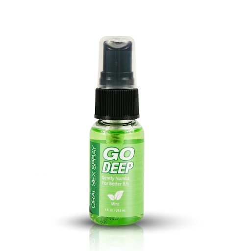 Go Deep Oral Sex Spray Mint 1 Fl Oz 2957 Ml Bottle Topco Sales