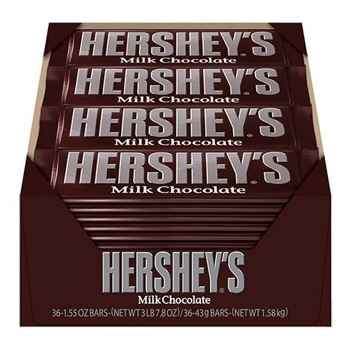 Hersheys Milk Chocolate Candy Bar 155 Oz All City Candy