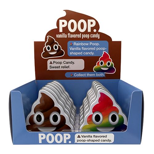 Poop Emoji Candy Tin 1 Oz