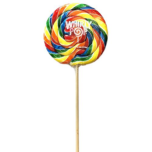 Rainbow Whirly Pops