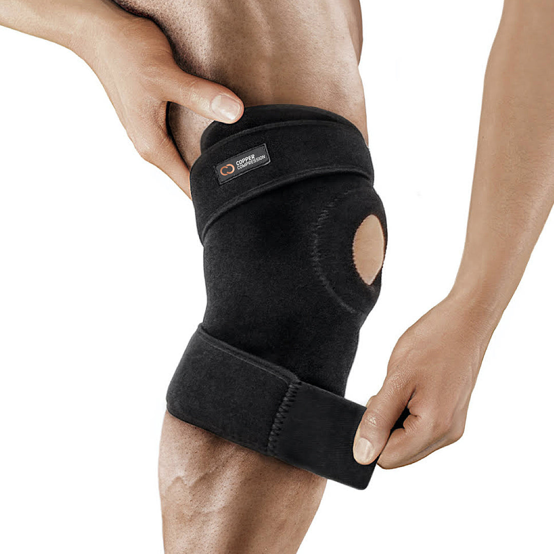 Copper Compression Knee Brace Heavy Duty W Extra Support