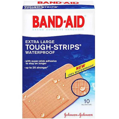 Band Aid Bandages Tough Strips Extra Large — Mountainside Medical Equipment