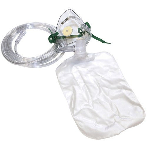 Salter Labs Non Rebreather Adult Oxygen Mask With 7 Foot Tubing