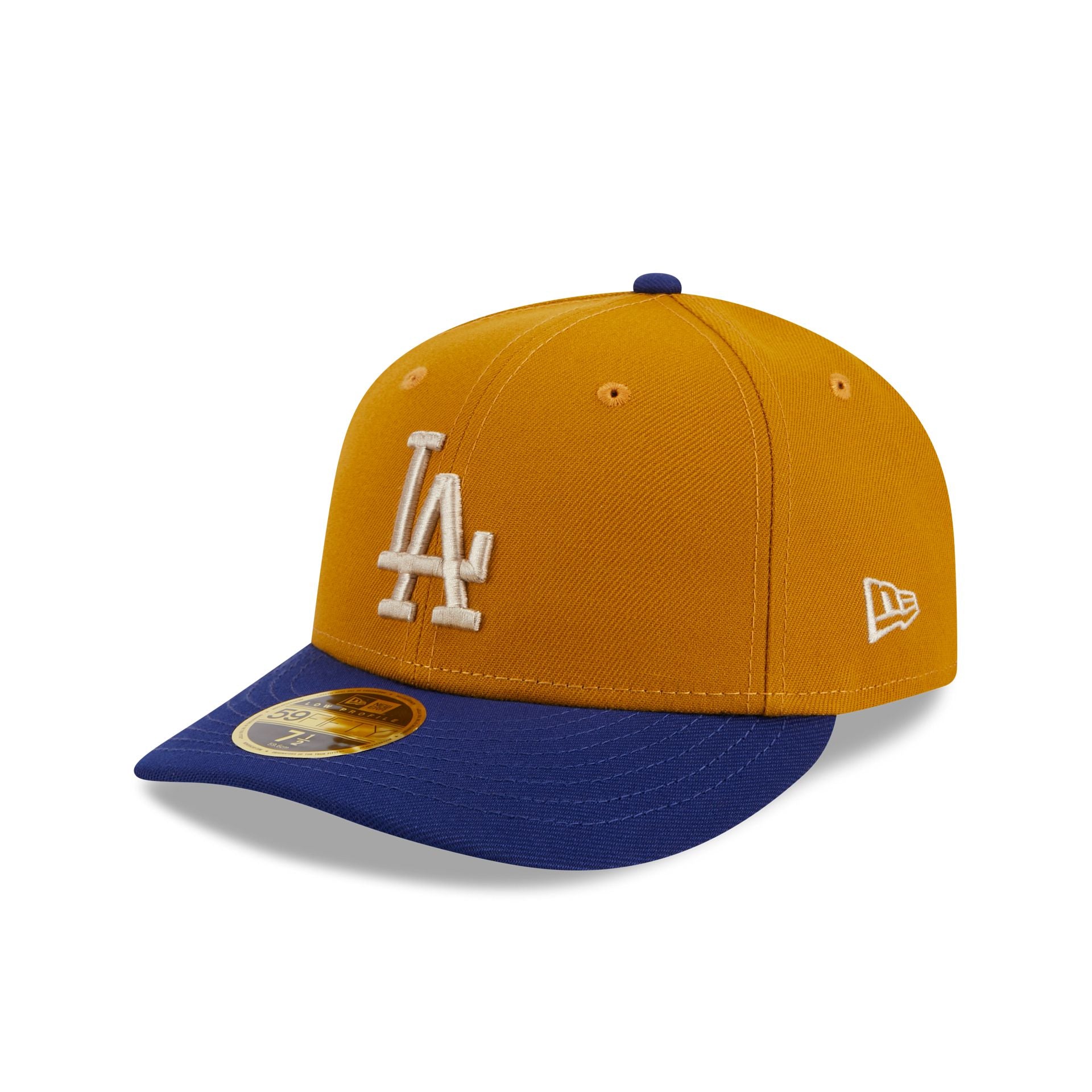 Los Angeles Dodgers Vintage Gold Low Profile 59fifty Fitted Hat