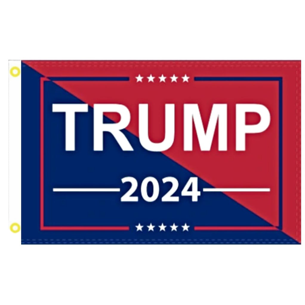 Trump 2024 Redblue Design 3x5 Flag —