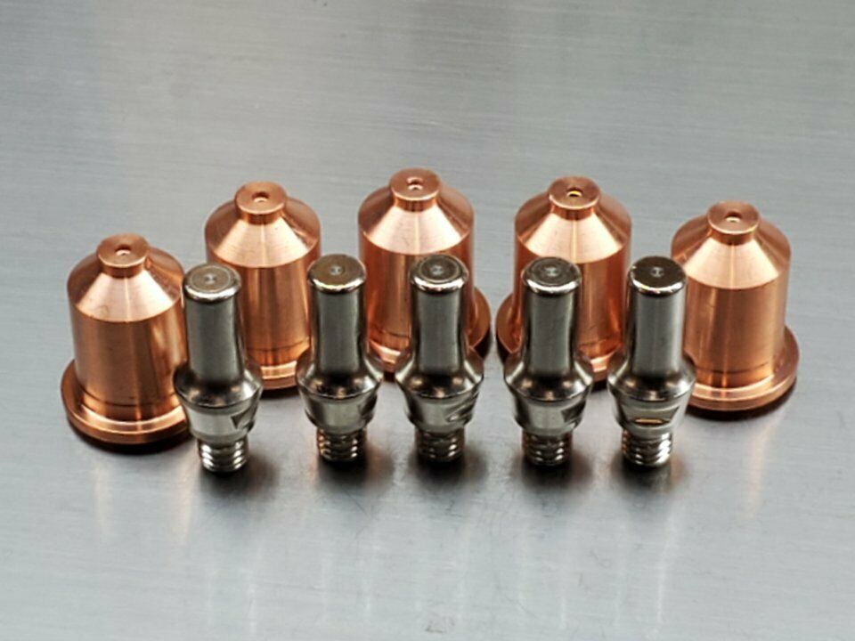 10pc X 40a Plasma Shielded Nozzle 51318c09 Pt60 Pt40 Ipt 60 Ipt 40 Ah