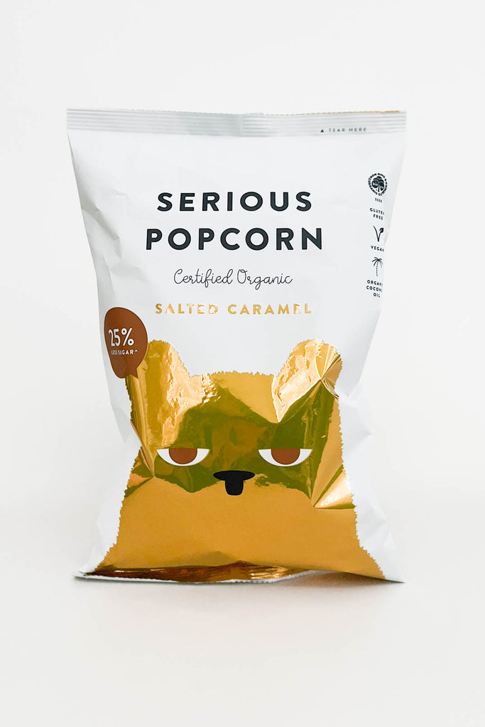 Serious Popcorn Salted Caramel Down To Earth Organics