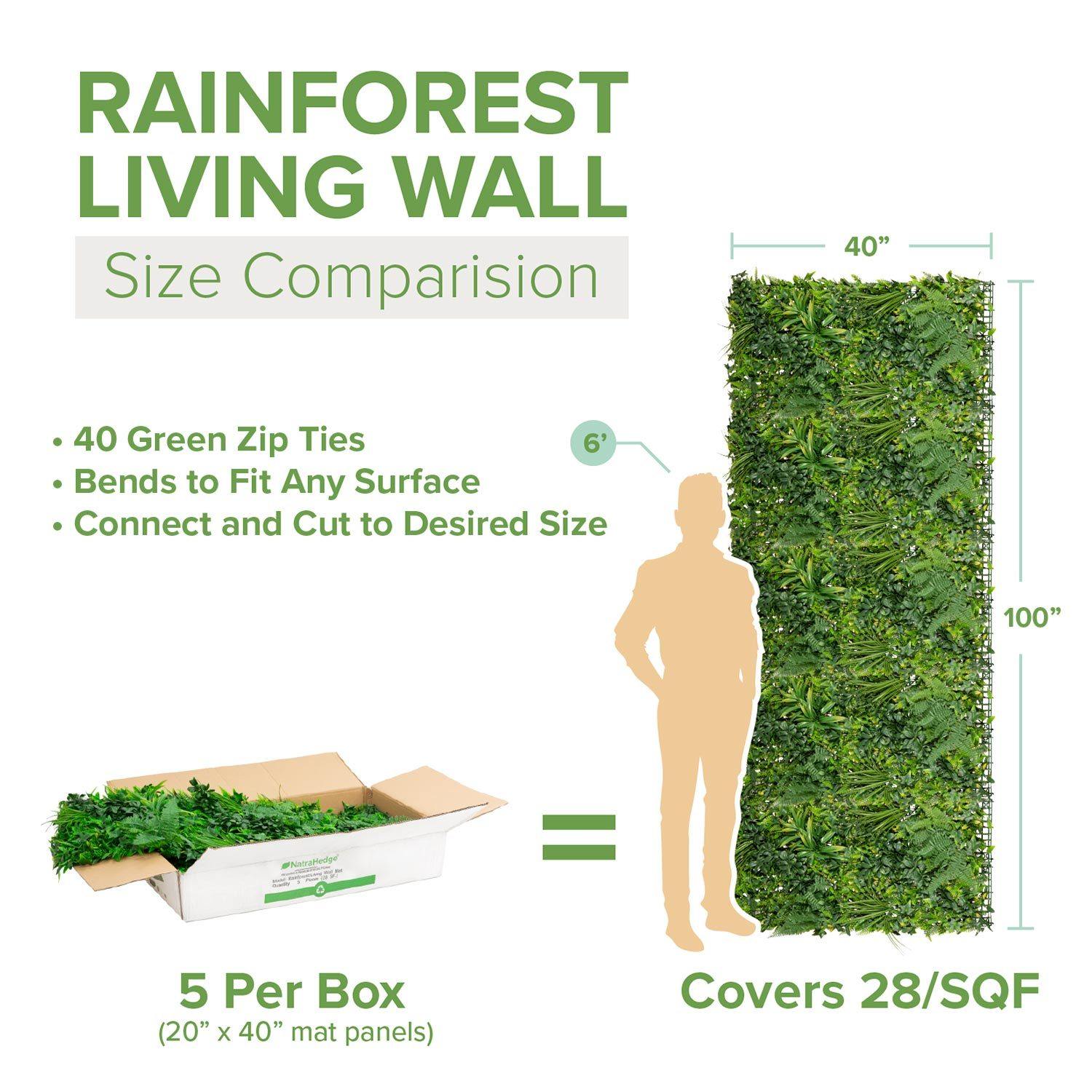 Artificial Rainforest Living Wall Natrahedge Natrahedge