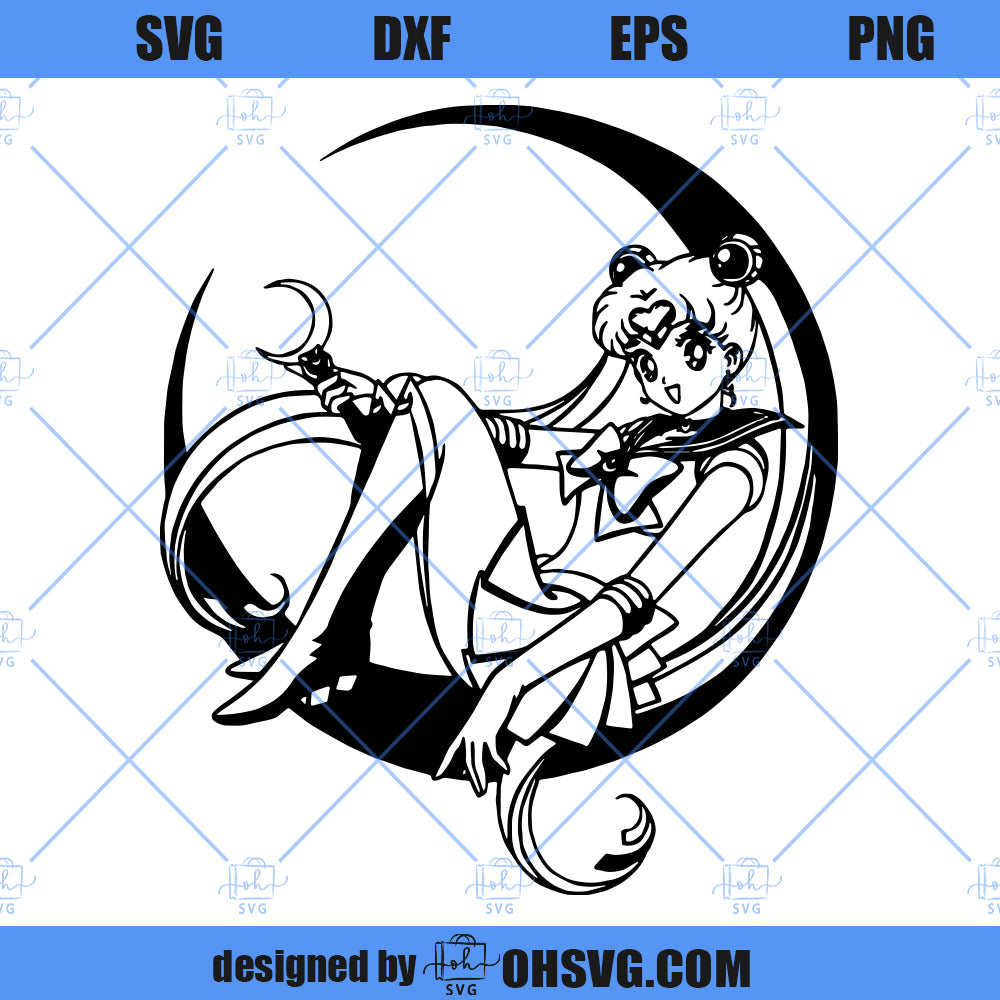 Sailor Moon Svg Usagi Sailor Moon Svg Anime Girl Svg Ohsvg