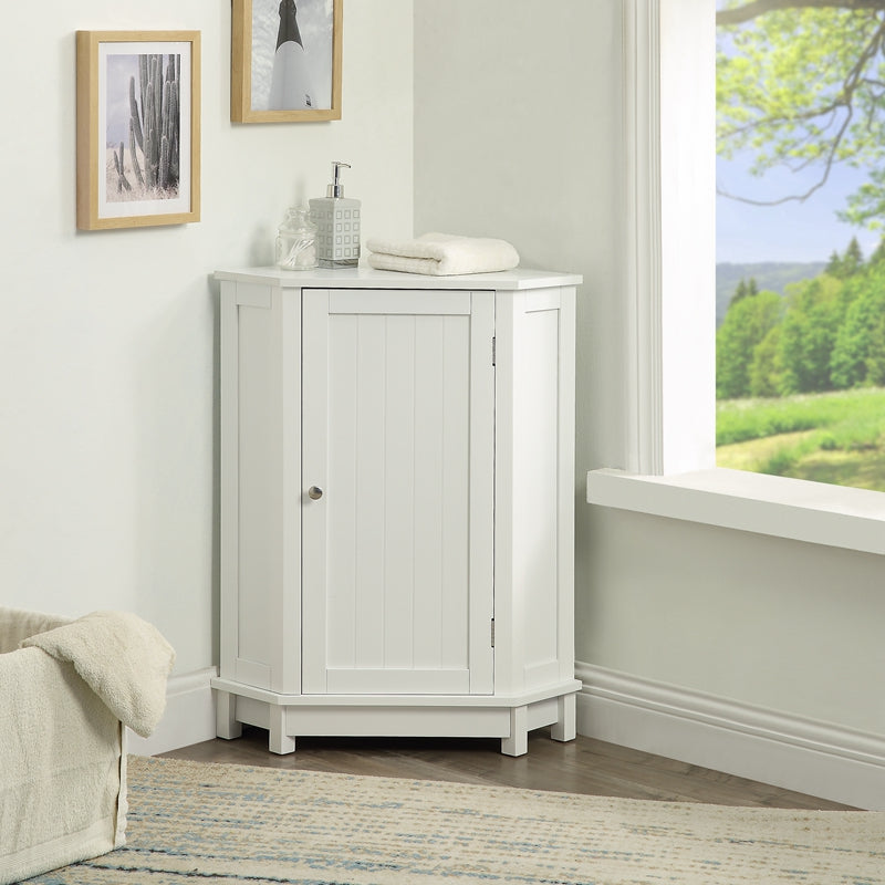 Free Standing Corner Bathroom Storage Rispa