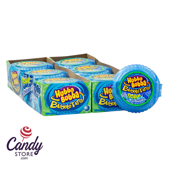 Bubble Tape Hubba Bubba Sour Blue Raspberry 12ct