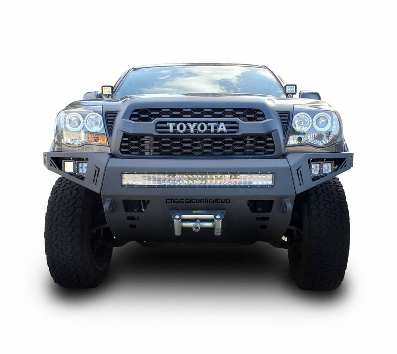 Chassis Unlimited 2005 2011 Toyota Tacoma Octane Front Winch Bumper